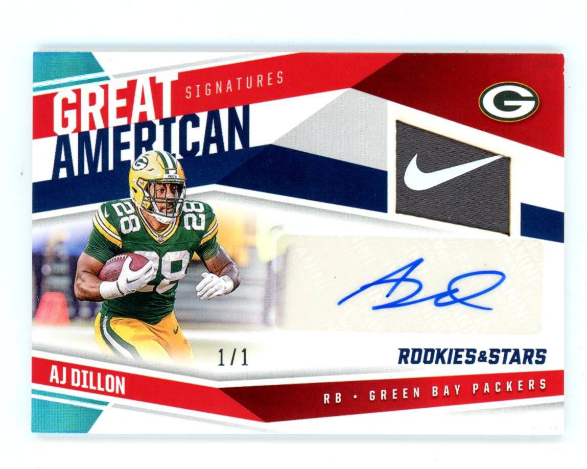 2023 Rookies and Stars Great American Jersey Signatures Platinum #9 A.J ...